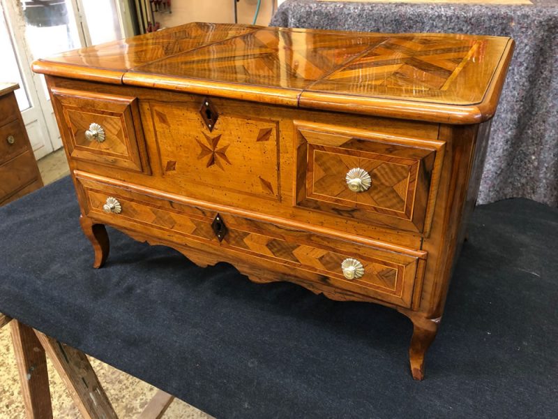 Mini-coiffeuse, meuble de maîtrise | P. Gabriel ébéniste d'art